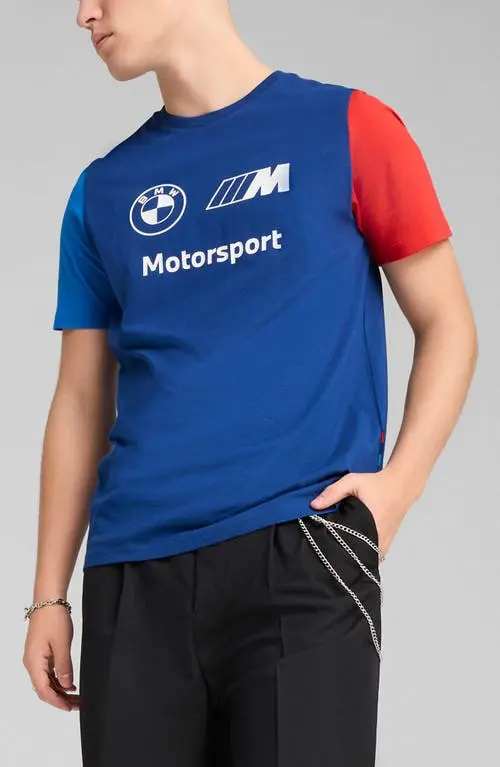 PUMA Bmw M Motorsport Essential Logo Graphic T-shirt - Pro Blue