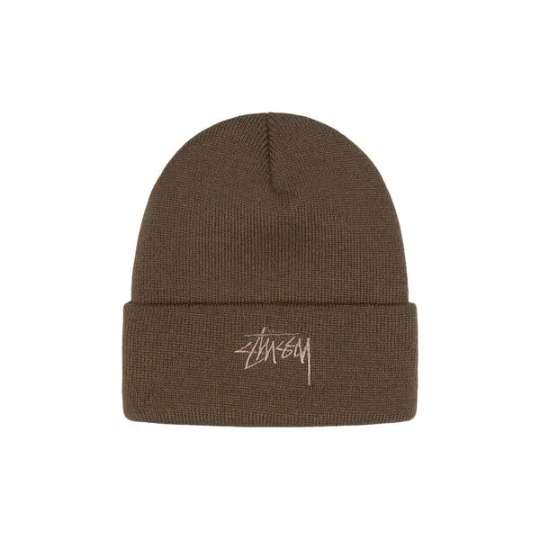 StÜssy Stock Cuff Beanie - Brown