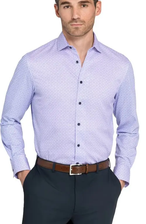 W.R.K Reworked Slim Fit Cotton Dress Shirt - Lilac