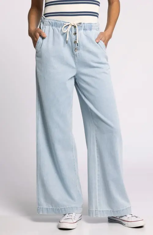 THREAD & SUPPLY Norman Denim Drawstring Pants - Isla Wash