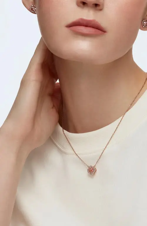 SWAROVSKI Una Clover Necklace And Stud Earrings Set