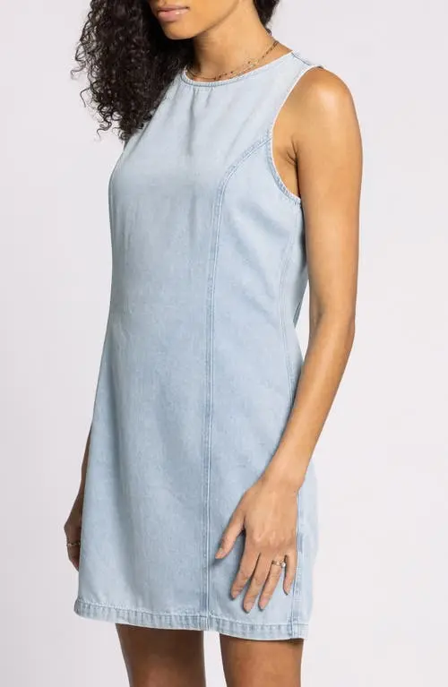 THREAD & SUPPLY Dahlia Sleeveless Denim Shift Dress