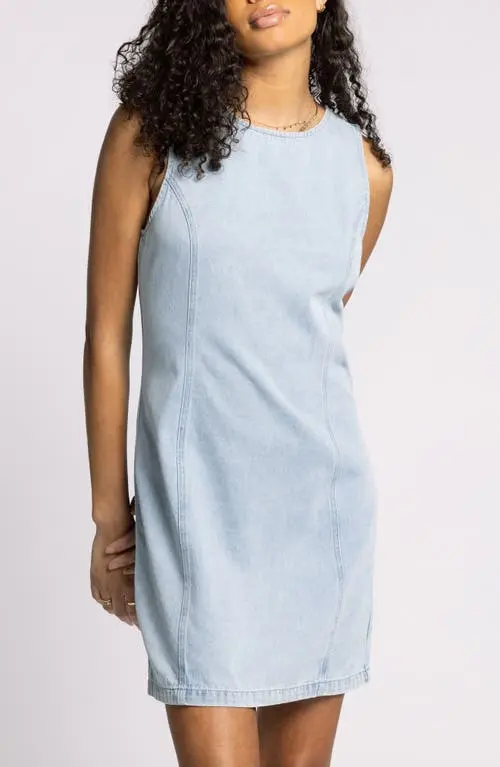 THREAD & SUPPLY Dahlia Sleeveless Denim Shift Dress