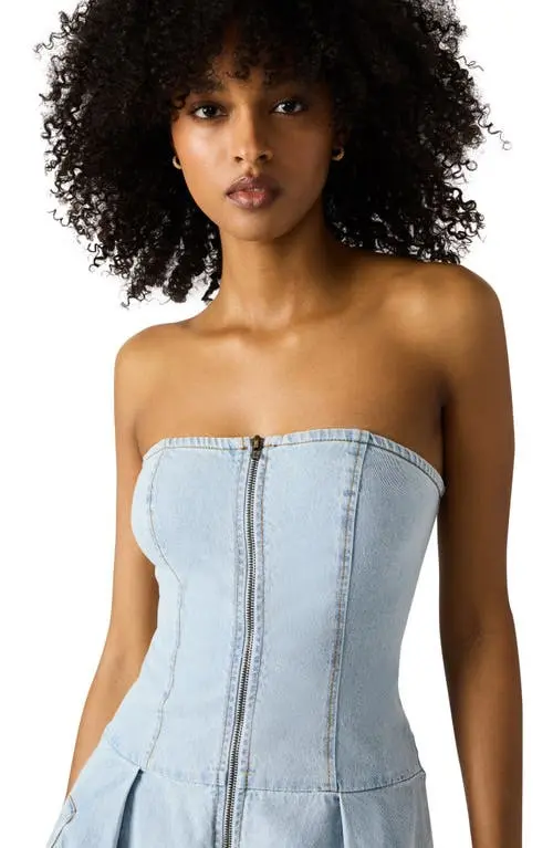 Steve Madden Isla Strapless Denim Dress