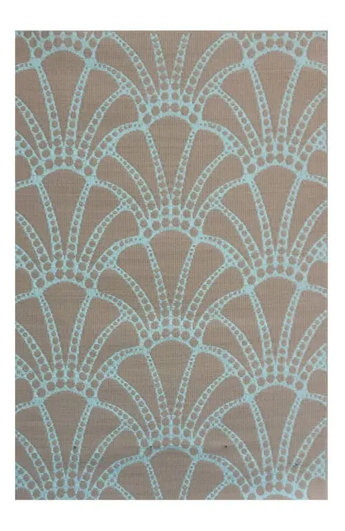 MAD MATS Scallop Cool Aqua Rug