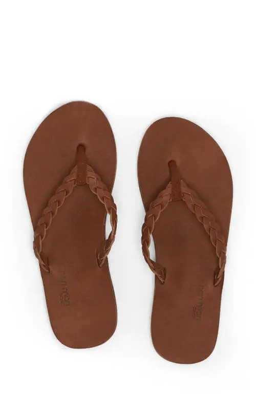 HARI MARI Meadows Braided Flip Flop - Cinnamon