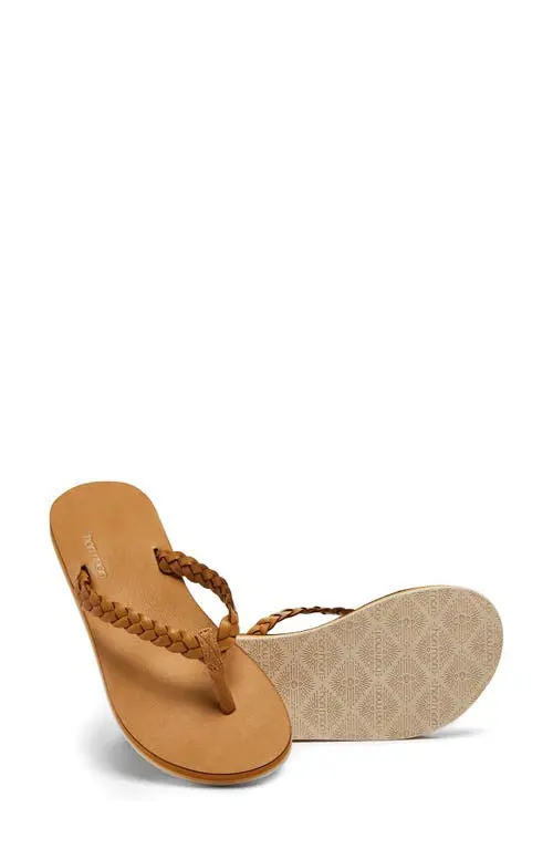 HARI MARI Meadows Braided Flip Flop - Hazelnut