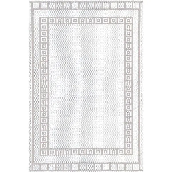 MAD MATS Border White Sand Rug