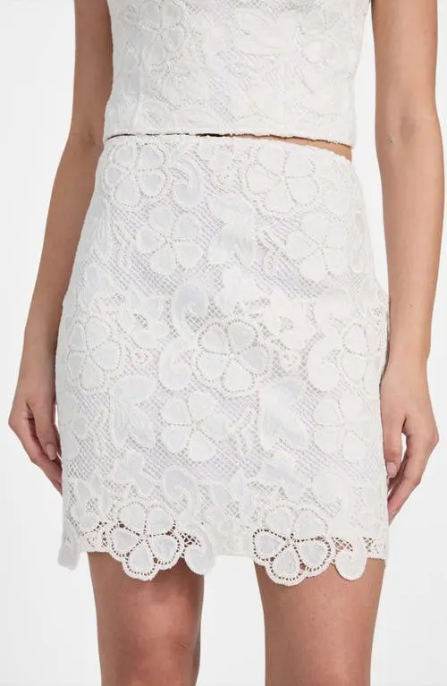 Guess Delilah Open Stitch Mini Skirt