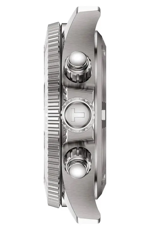TISSOT Seastar 1000 Chronograph Silicone Strap Watch - Grey Gradient