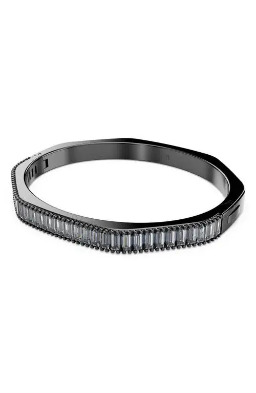 SWAROVSKI Matrix Crystal Bangle - Grey