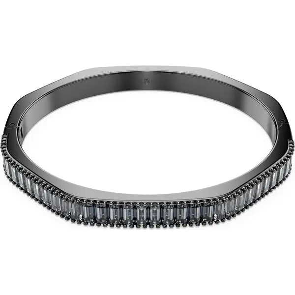 SWAROVSKI Matrix Crystal Bangle - Grey