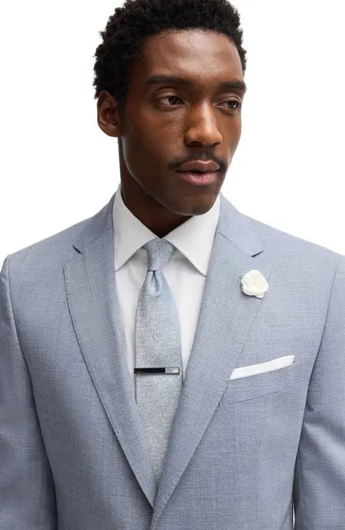 BOSS Hutson Wool Blend Sport Coat - Light Blue