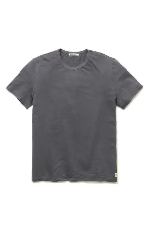 Marine Layer Signature Crewneck T-shirt - Asphalt