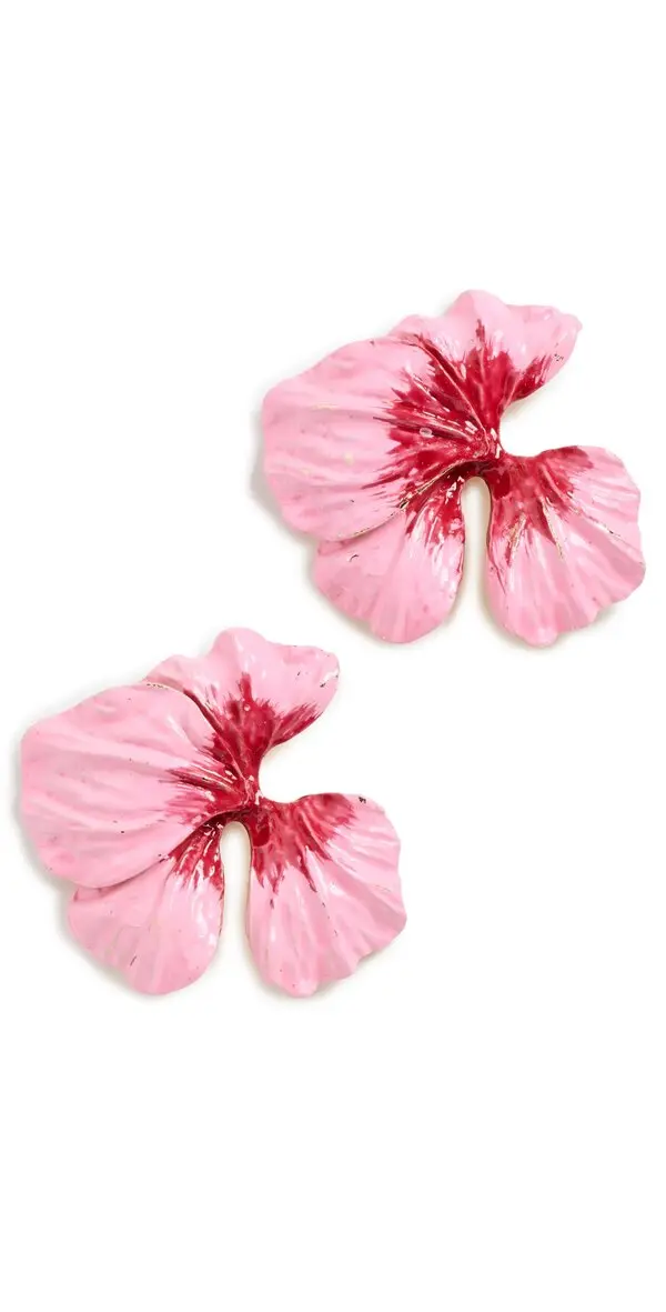 Shashi Una Evening Earrings - Pink