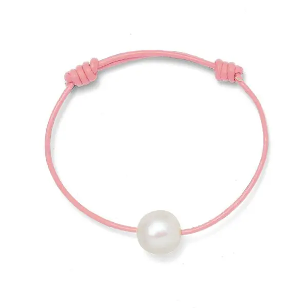Lady Grey Freshwater Pearl Knot Bracelet - Pink
