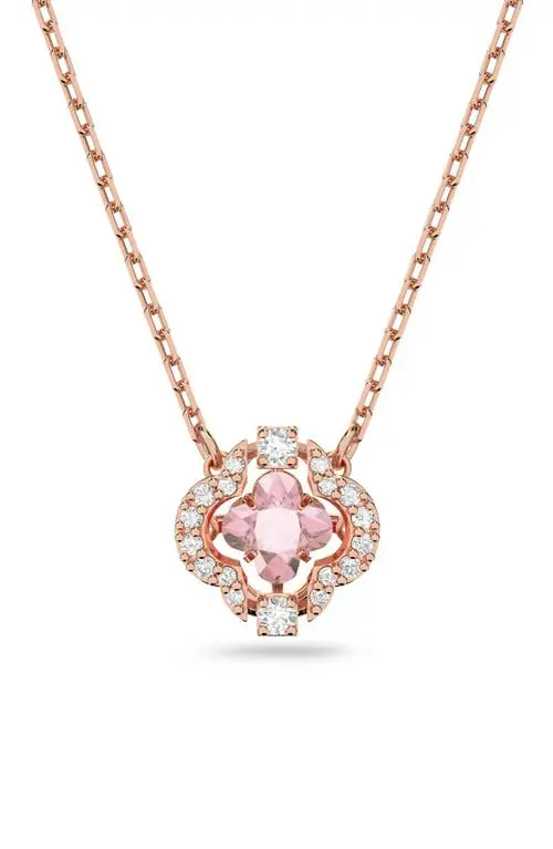 SWAROVSKI Una Crystal Pendant Necklace - Pink