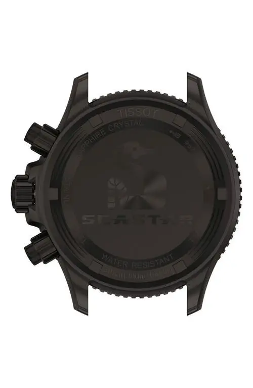 TISSOT Seastar 1000 Chronograph Silicone Strap Watch - Grey Gradient
