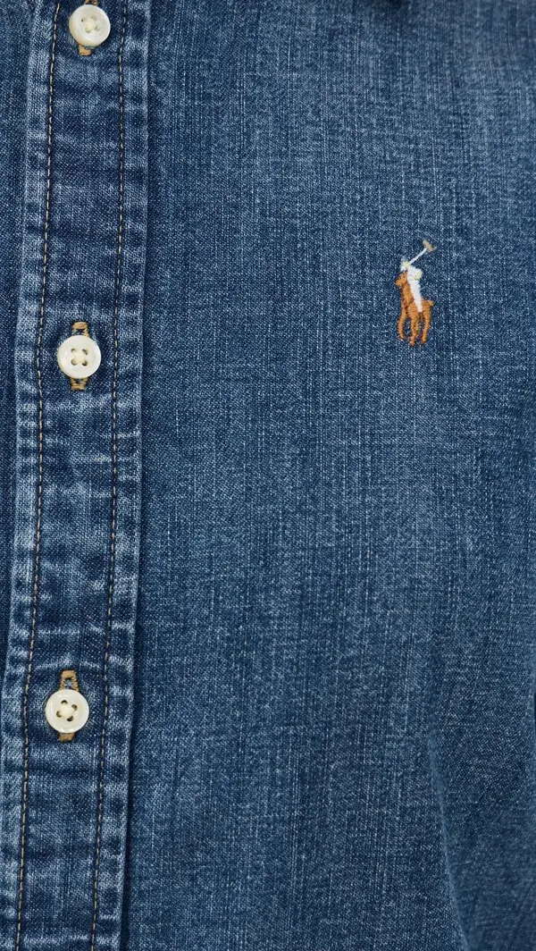 Polo Ralph Lauren Denim Button-down Shirt - Blue