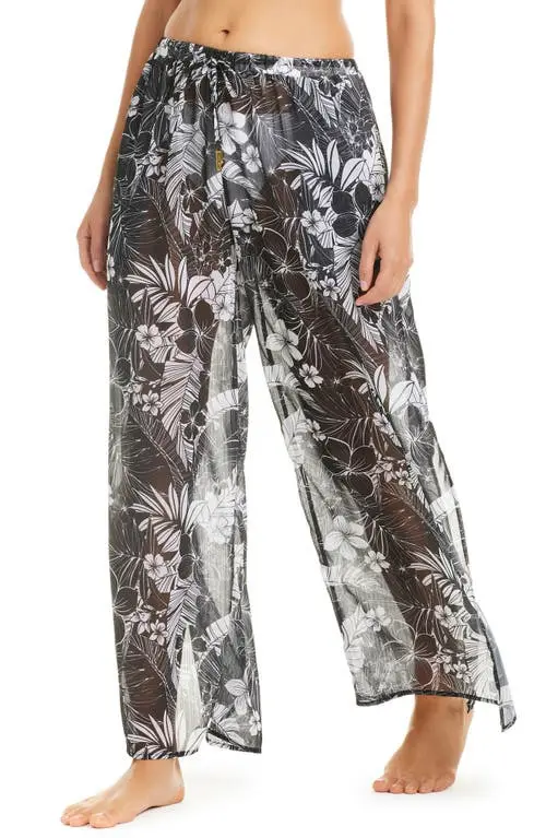 BLEU BY ROD BEATTIE Slit Cover-up Pants - Black