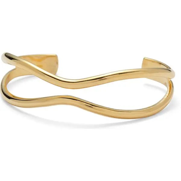 Lady Grey Pinch Cuff Bracelet - Gold