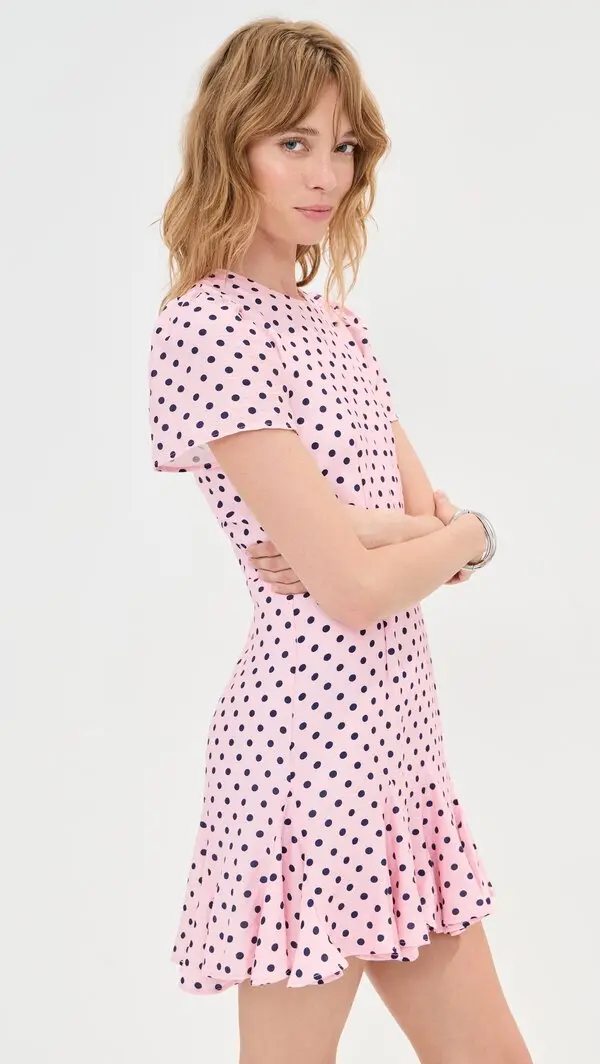 LE BOP Georgia Dress - Pink Dot