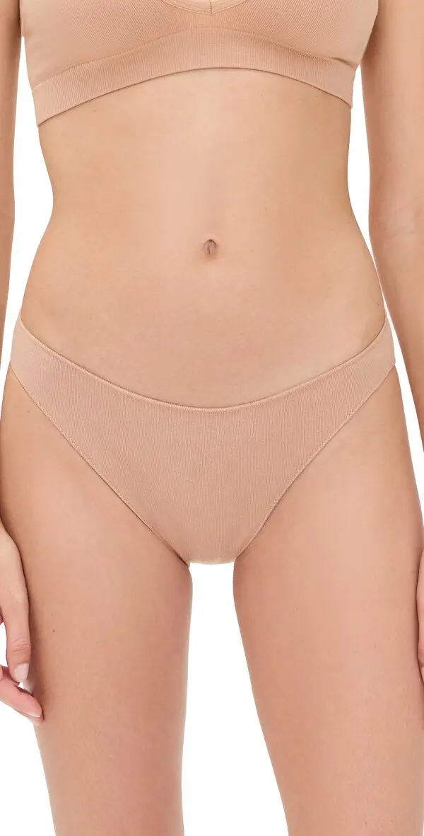 Lunya Seamless Bikini Bottom - Hushed Tan