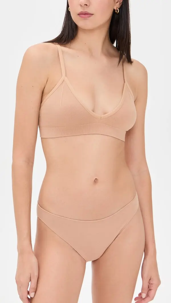 Lunya Seamless Bikini Bottom - Hushed Tan