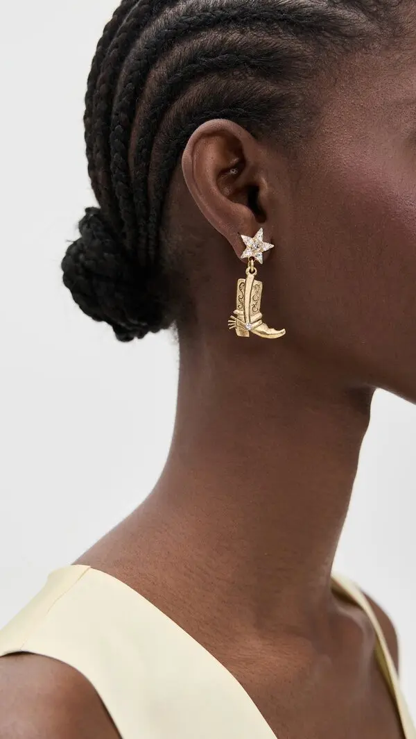 ELIZABETH COLE Boots Dangle Earrings