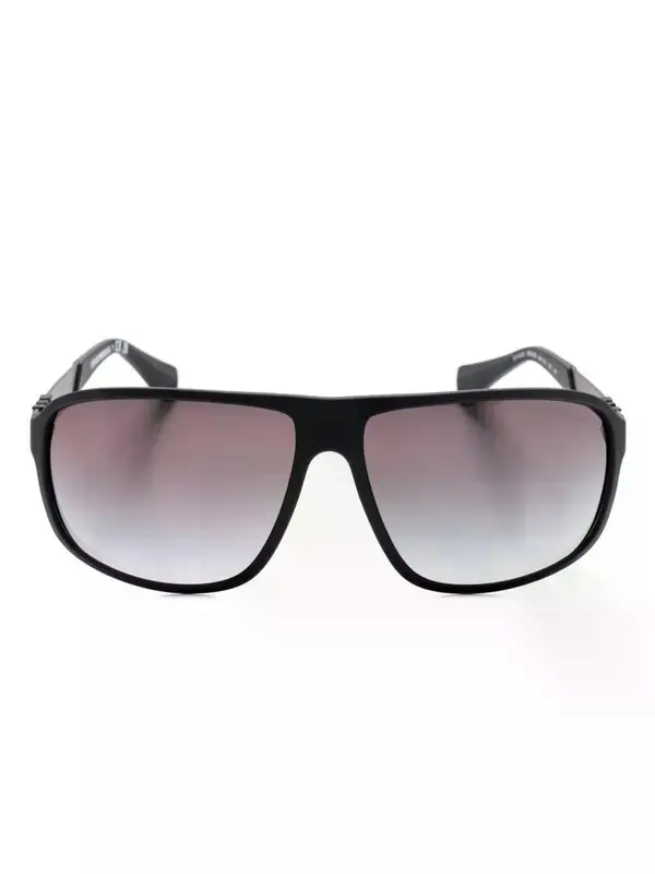 Emporio Armani Pilot-frame Sunglasses - Black