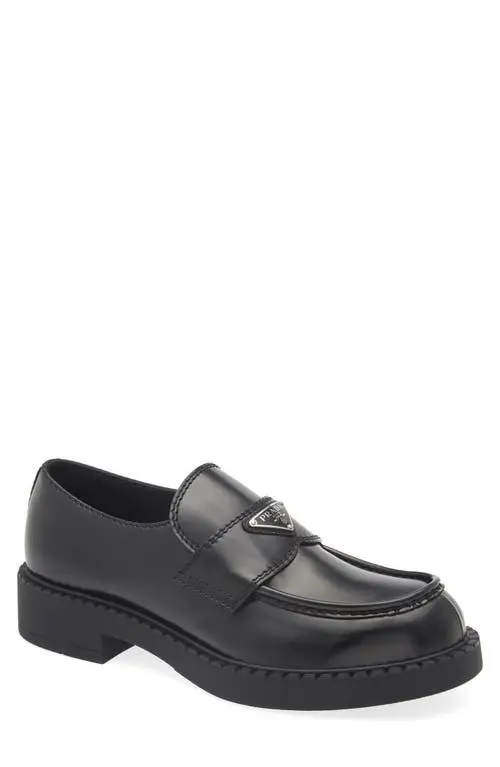 Prada Leather Loafer - Nero