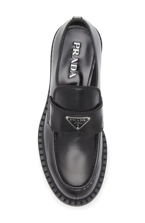 Prada Leather Loafer - Nero