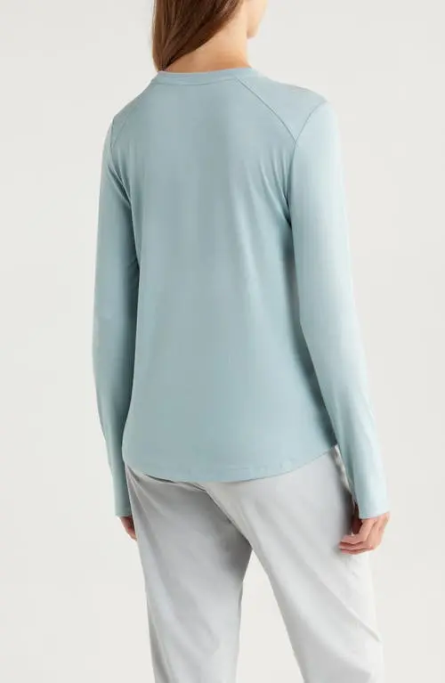 FREE FLY Shade Long Sleeve Top - Ocean Mist