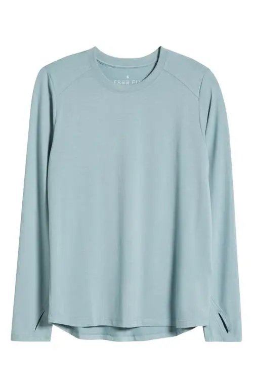FREE FLY Shade Long Sleeve Top - Ocean Mist