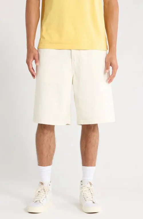 VANS Check-5 Baggy Denim Shorts - Marshmallow