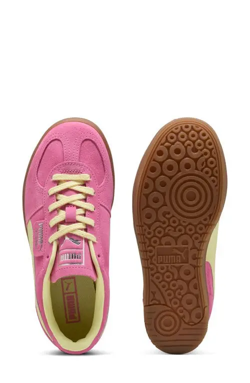 PUMA Palermo Elevata Platform Sneakers - Posie Pink/ Gold Moon