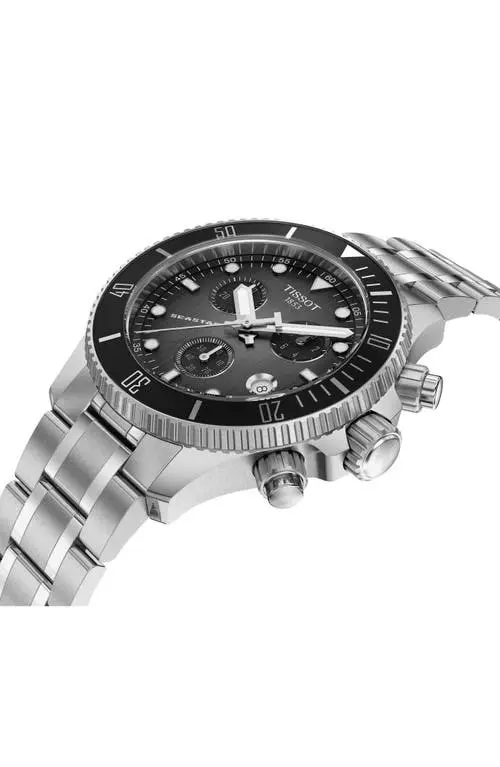 TISSOT Seastar 1000 Chronograph Bracelet Watch - Grey Gradient