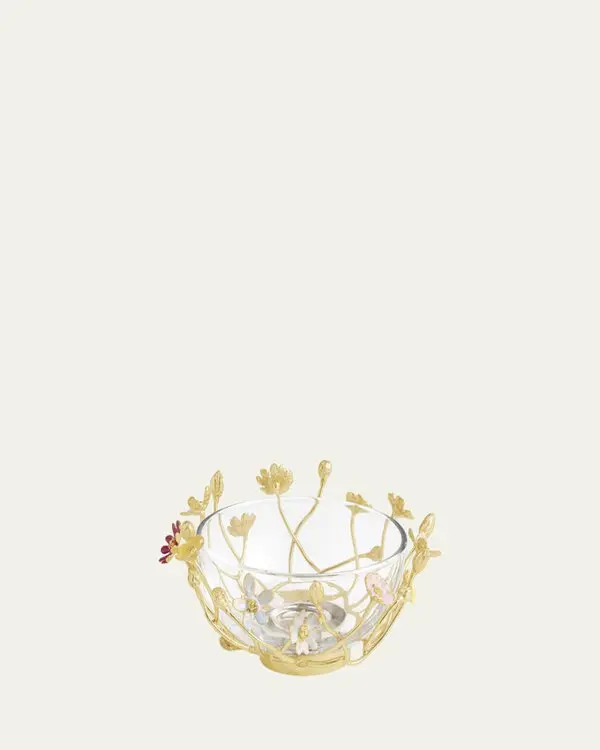 Michael Aram Wildflowers Small Glass Bowl