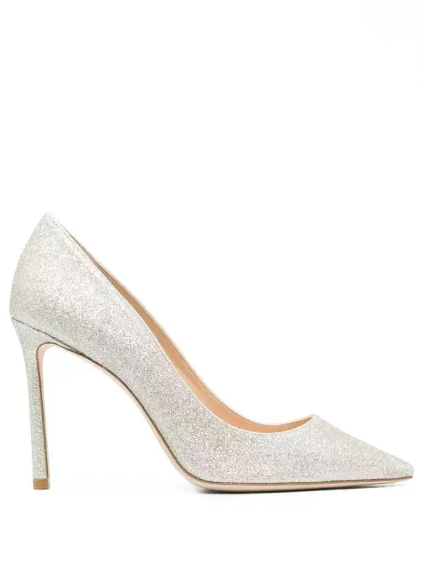 JIMMY CHOO Romy 100 Glitter Pumps