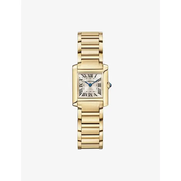 CARTIER Tank Française 18ct Yellow Quartz Watch - Gold