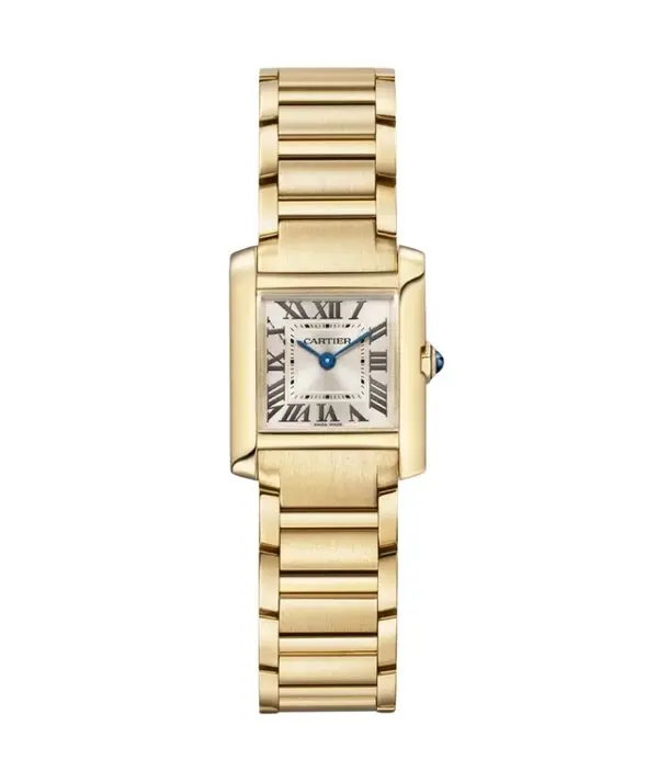 Cartier Tank Française 18ct Yellow Quartz Watch - Gold