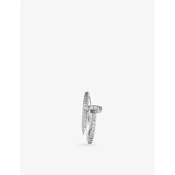 CARTIER Juste Un Clou Small 18ct White-gold Ring - White Gold