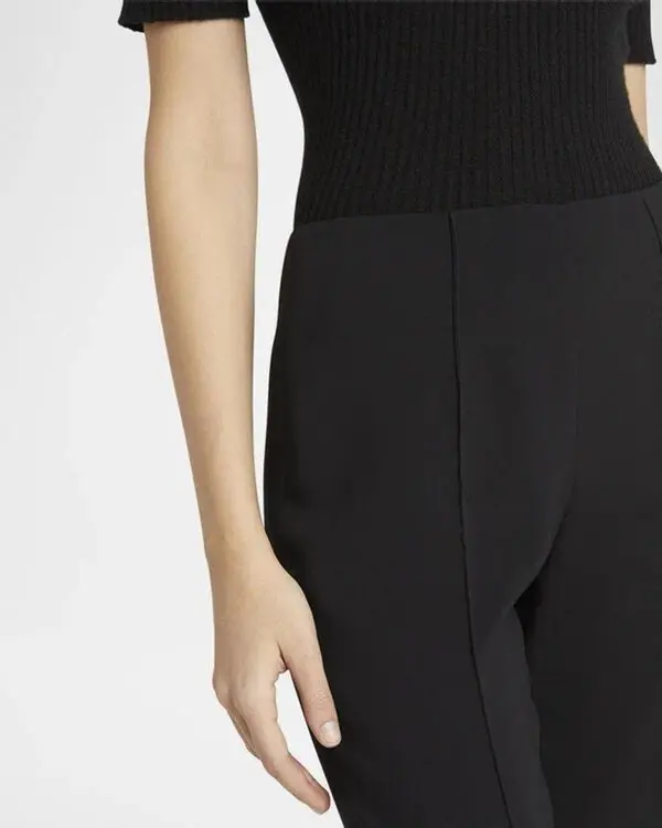 Giorgio Armani Pintuck Slim-leg Cady Trousers