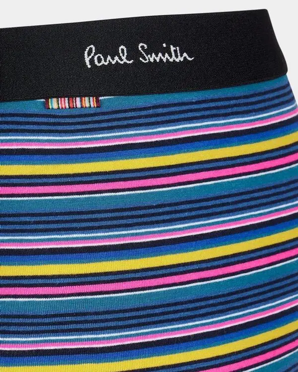 Paul Smith Apos;s Graham Stripe Boxer Briefs - 47_navy
