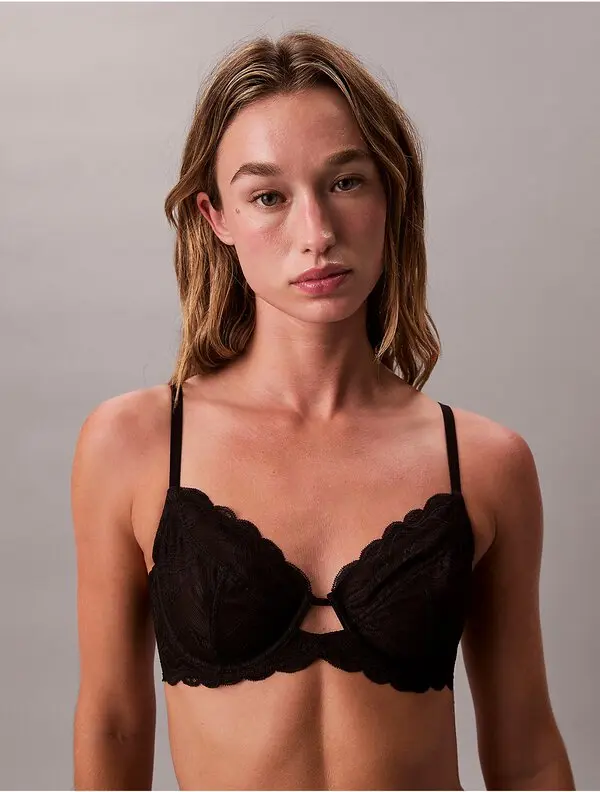 Calvin Klein Sensual Stretch Lace Unlined Full Coverage Bra