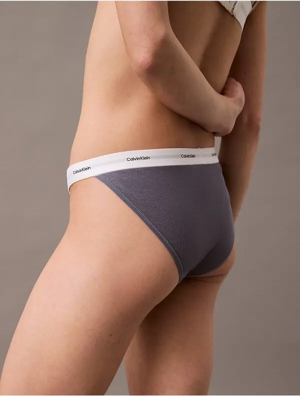 Calvin Klein Cotton Stretch Rib String Bikini