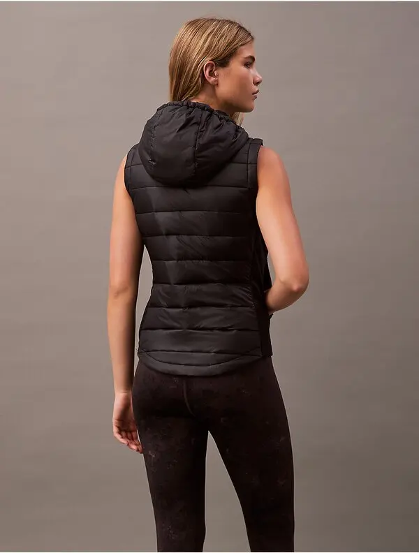 Calvin Klein Nylon Puffer Vest - Black Beauty