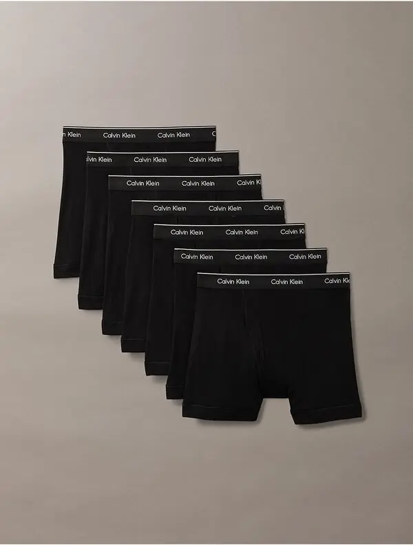 Calvin Klein Cotton Classics 7-pack Boxer Brief - Black