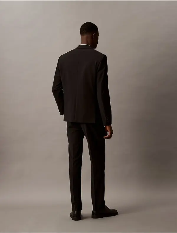 calvin klein dress pants slim fit Calvin Klein Men's Infinite Stretch Skinny-Fit Dress Pants - Dark Grey