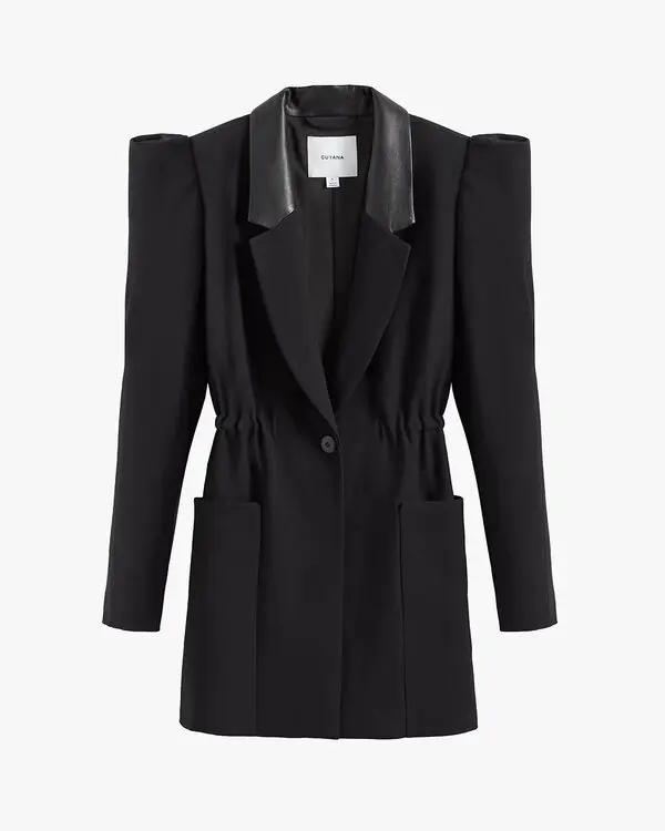 Cuyana Draped Sleeve Blazer